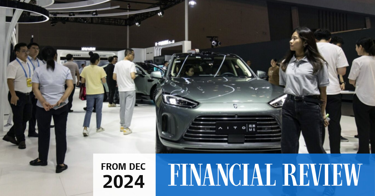 China EVs: Huawei sees growth in becoming a supplier to the electric car industry, backed by ...